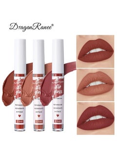 Dragon Ranee 3 Colors Ink Velvet Lip Tint, Matte Lips and Cheeks Mud ...