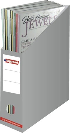 Bigpoint Cardboard Box Folder Gray | Yellow Friday Sale