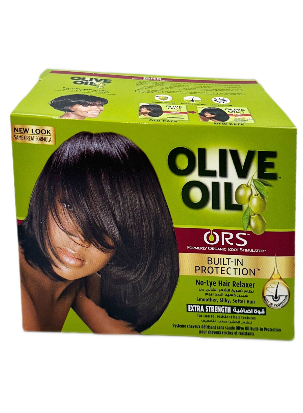 ORS ORS No-Lye Hair Relaxer Kit | With Olive Oil | Regular Strength ...