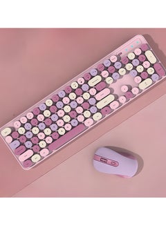 DRAVEN - GG Pink Wireless Keyboard Mouse Combos, Typewriter Flexible ...
