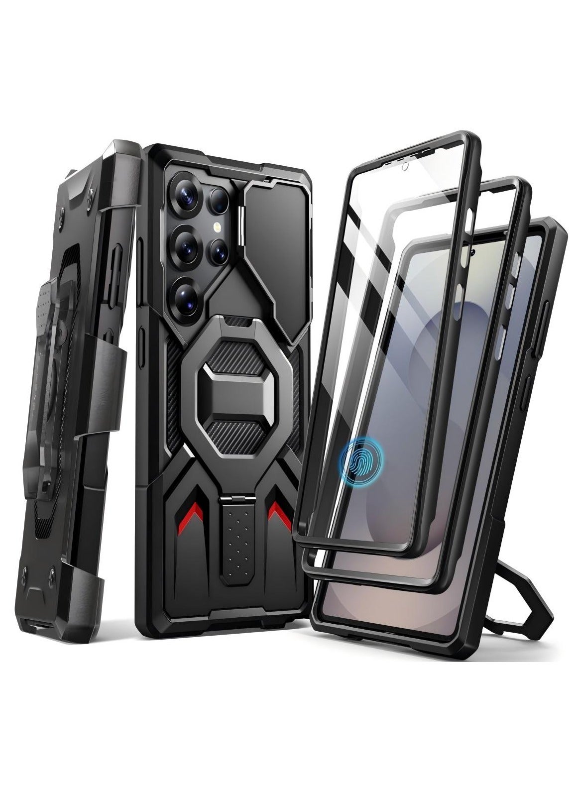 TONGATE Samsung Galaxy S25 Ultra Case with Magnetic Holder, Magsafe ...