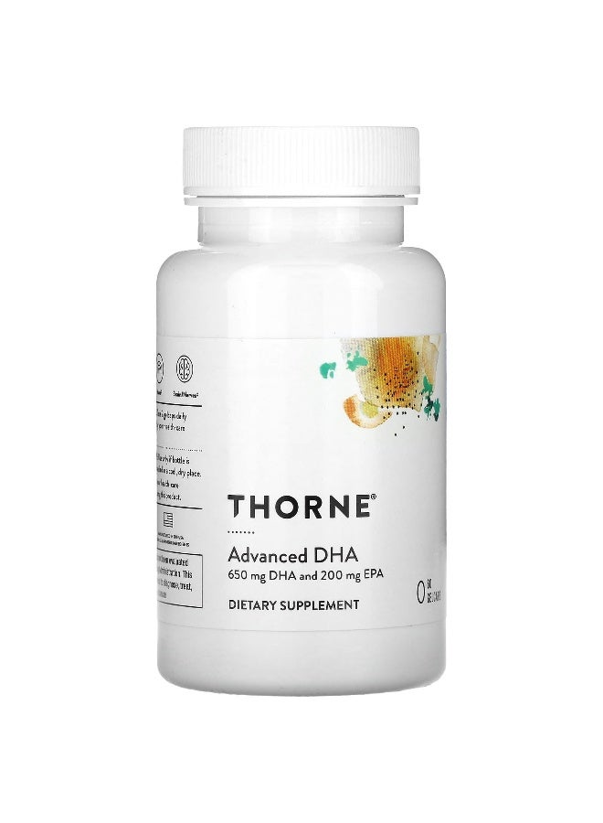 Thorne Thorne, Advanced DHA, 60 Gelcaps | Best Price KSA | Riyadh, Jeddah