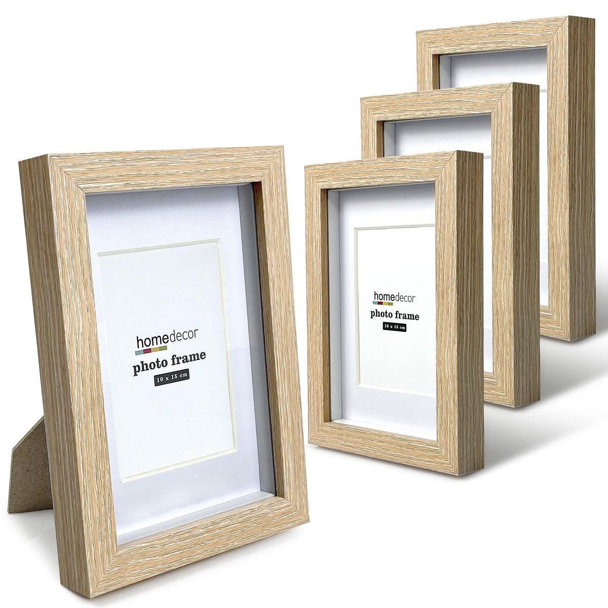 SEEDLING PHOTO FRAME 4x6 Shadow Box Frame 4 Pack Picture Frame Set Wall ...