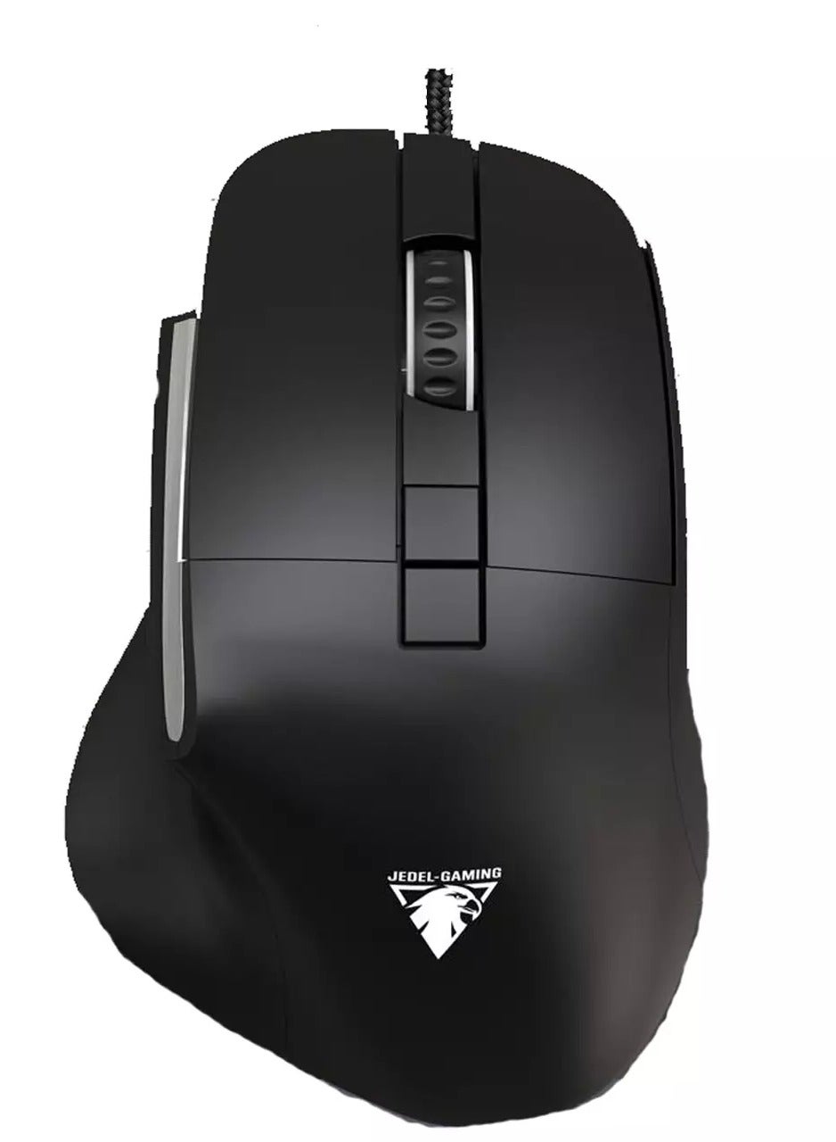 JeDEL CP102 Mouse - Optical Sensor 3600 DPI - 7 Buttons Braided cable ...