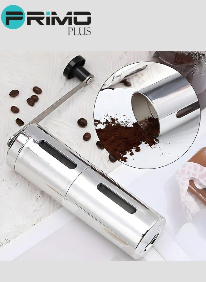 PRIMO PLUS Manual Coffee Bean Grinder Silver | Best Price KSA | Riyadh ...