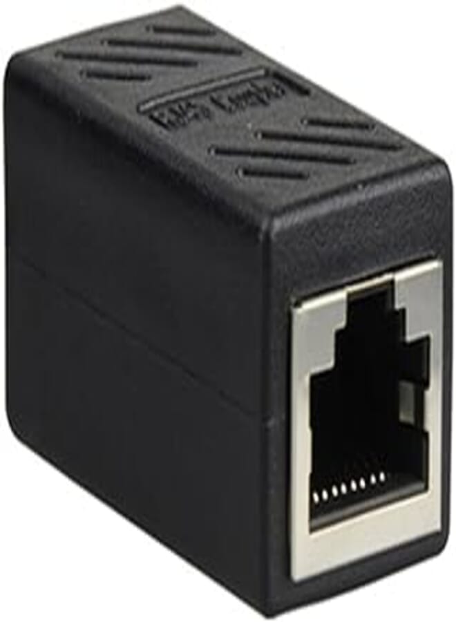 CY CY Adapter CAT6 RJ45 Female to Female LAN Connector Ethernet Network ...