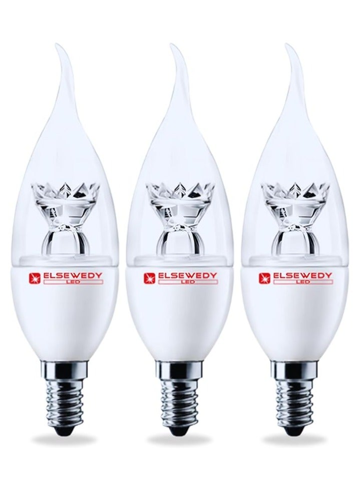 El Sewedy El Sewedy LED Bulbs - 3 Pieces L13cm H3cm |Material : Plastic ...