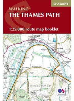 The Thames Path Map Booklet: 1:25,000 OS Route Map Booklet UAE | Dubai ...