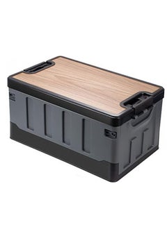 Generic Camping Folding Box Collapsible Storage Box 60L, Crates Plastic ...