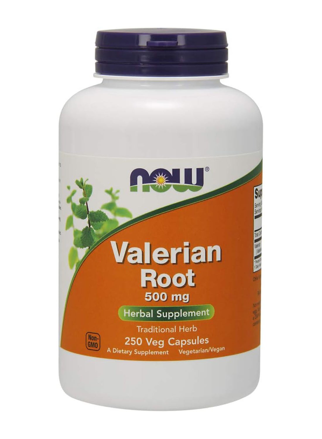 now Valerian Root Valeriana Officinalis 500 Mg Herbal Supplement 250 ...