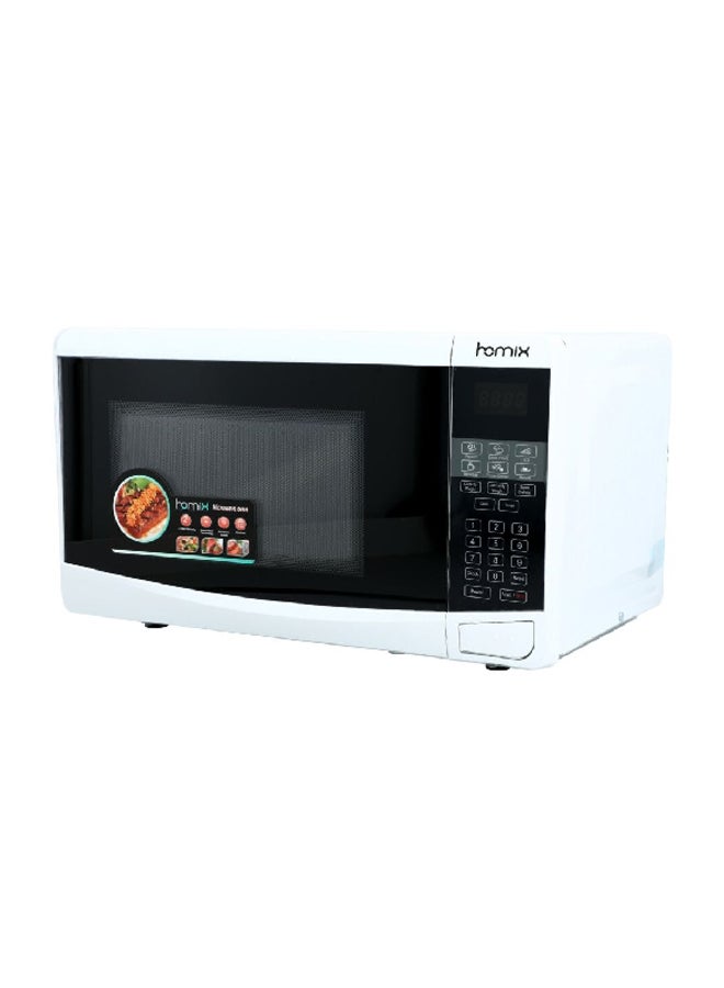 homix 700W Solo Push Button Door Digital Microwave Oven White and Black ...