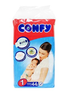 Confy Baby Newborn Disposable Dry Diaper 44 Pcs UAE | Dubai, Abu Dhabi