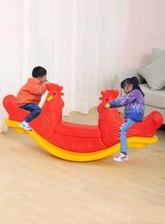 JSAITOYS Kindergarten Plastic Colorful Double Seats Cartoon Seesaw For ...