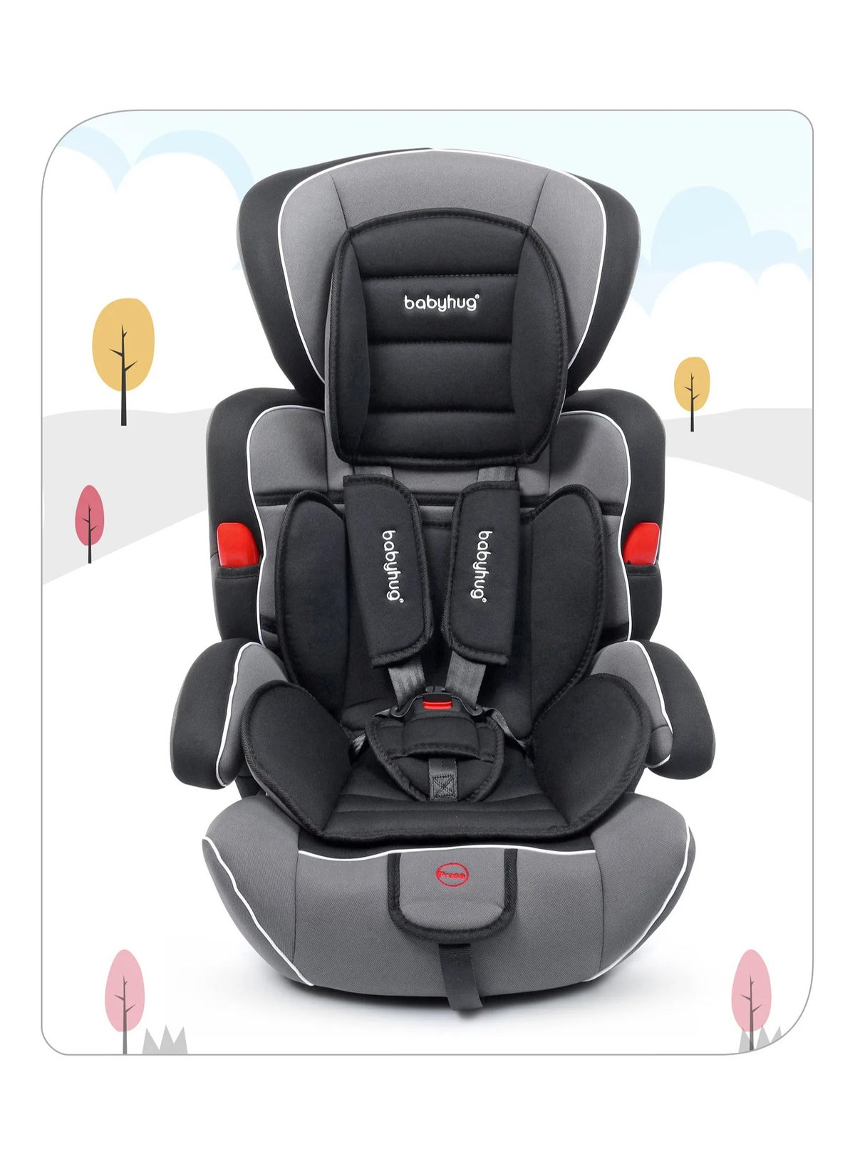 babyhug Babyhug Safe Journey Forward Facing Car Seat with 5-Point ...