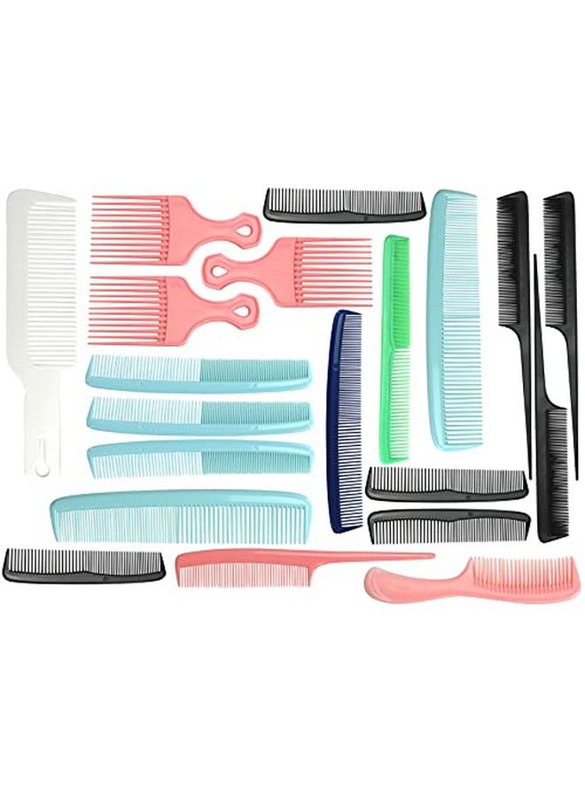 Iconikal 40Pack Designer Deluxe Hair Comb Set Colors And Styles May ...