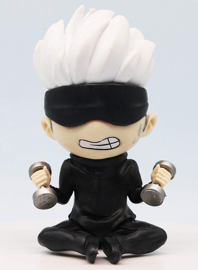 Generic Anime Jujutsu Kaisen Satoru Gojo Action Figure, Fitness Posture ...