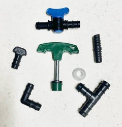 Özbalban Round Drip Set: 2 Drip Drills 1 Piece + 16 Drip Attachments ...