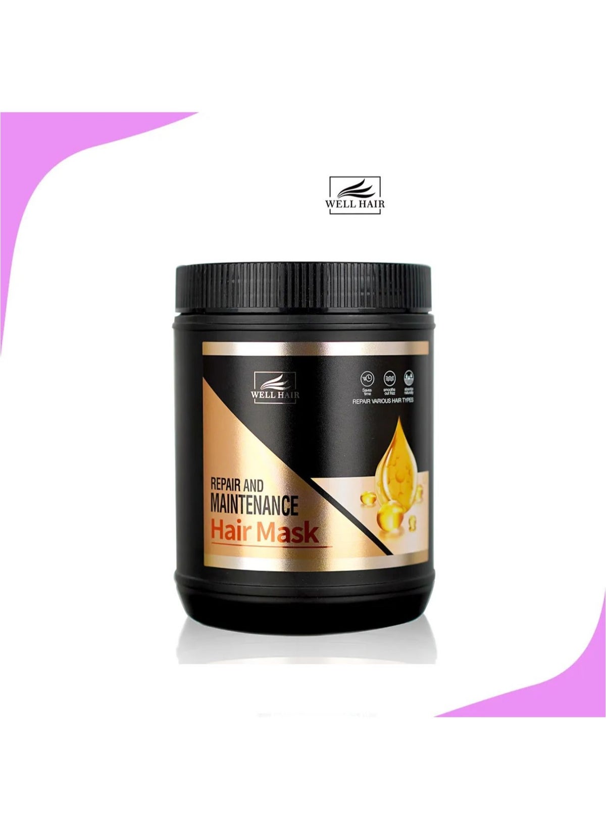 WELL HAIR Well Hair Repair and Maintenance Hair Mask 1000g | Best Price ...
