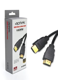 aptek High Speed 3 Meter HDMI Male to Male Version 1.4 Cable with Ethernet UAE | Dubai, Abu Dhabi