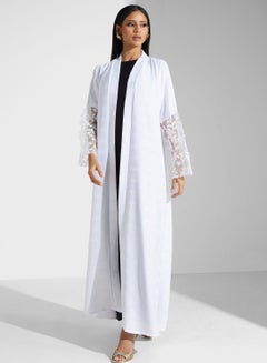 Khizana Abaya With Lace Trim With Sheila UAE | Dubai, Abu Dhabi