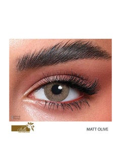 Bella BELLA ELITE PLANO MATT OLIVE CONTACT LENS UAE | Dubai, Abu Dhabi
