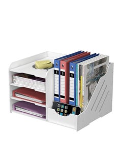 تسوق Kidle و4-Tier Office White Desktop Organizer Paper File Rack with ...