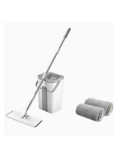 Generic Microfiber Mop Set with Bucket and Roller Refill of 2 Pieces ...