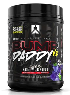 RYSE Pump Daddy V2 Non Stim Pre Workout, Blue Raspberry, 40 Servings ...
