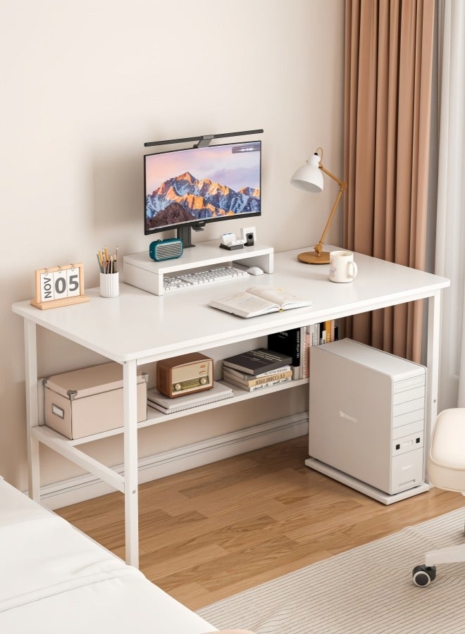 Harlan Study Desk with Stand Writing Desk Table Computer Table with ...