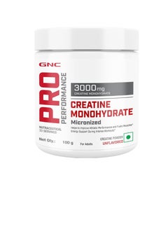GNC GNC Pro Performance Micronized Creatine Monohydrate 100 gm 33 ...