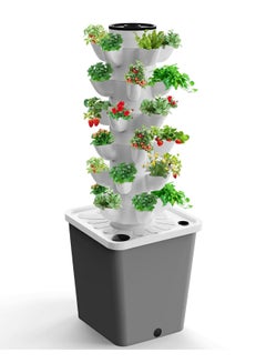 KASTWAVE Hydroponics Growing System, 30-Plant Indoor Vertical Tower Garden System Kit, 5-Tier ...
