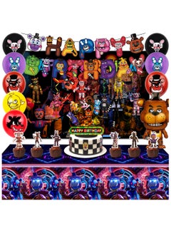 FRUITFUL PARTY Fnaf Birthday Party Supplies, 43pcs Five Nights at ...