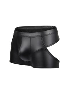 Generic Backless Underwear Boxer Shorts for Male Low Rise Bottomless ...