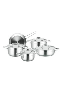 PROCILA 9-Piece Stainless Steel Alpha Cookware Set Size 16,20,24,24 ...