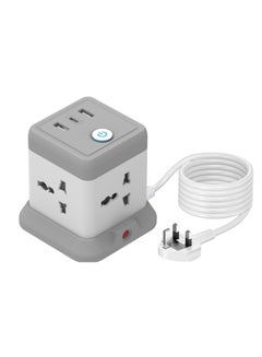 TYCOM Tycom Power Strip Surge Protector with USB + Type C, Extension ...