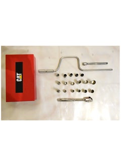 CATERPILLAR Set of 20 Hand Tools Sockets with Steel Red Case UAE ...
