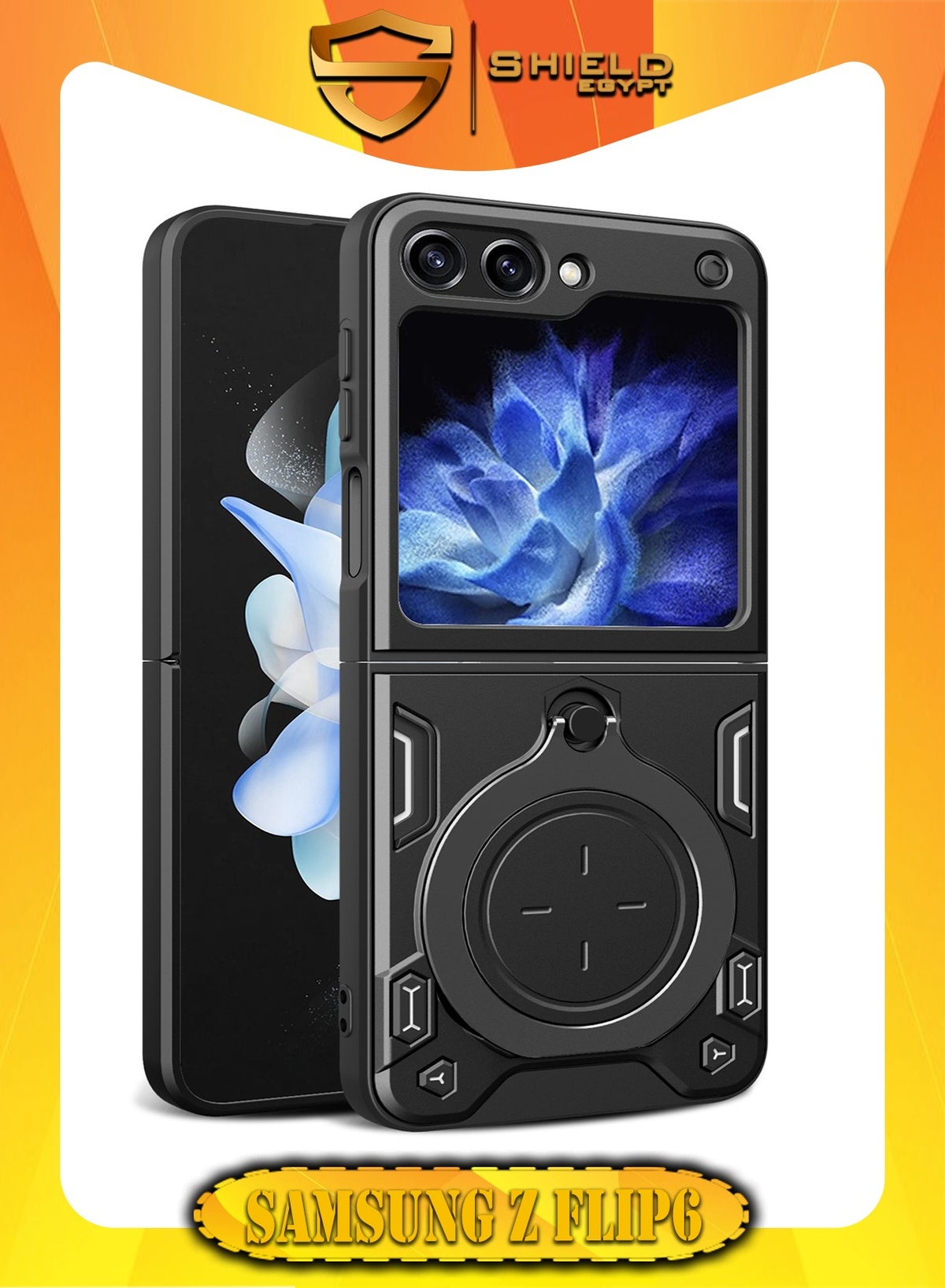 SHIELD EGYPT SHIELD EGYPT For Samsung Galaxy Z Flip 6 Armored Camera Shield Cover Camera Lend ...