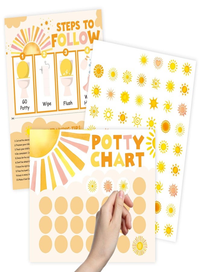 FYSUIMU FYSUIMU Boho Potty Training Chart for Toddler Kids, 10 Potty ...