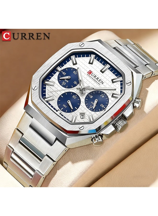CURREN CURREN Men's Watches Luxury Square Quartz Wristwatch Waterproof ...