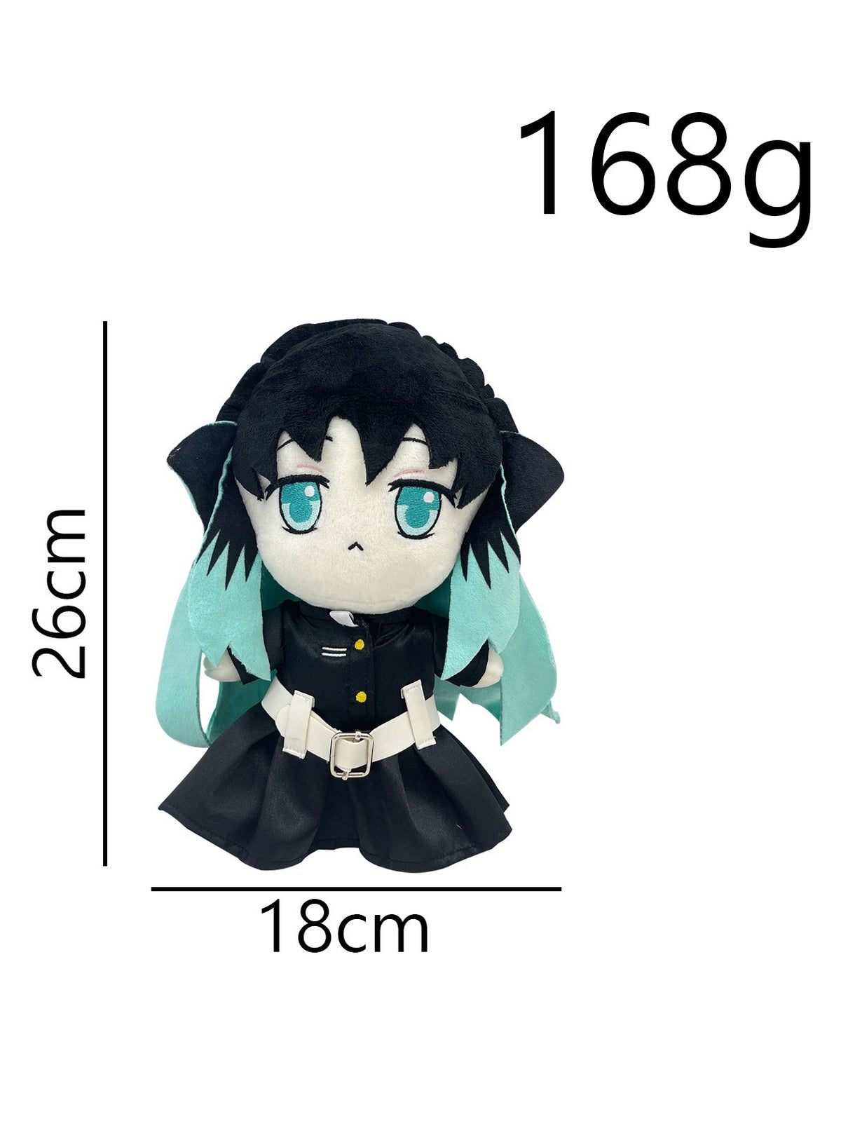 KUYING New Demon Slayer Tokitou Muichiro Plush Ghost Slayer Doll Doll ...