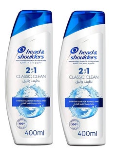 Head & Shoulders 2 in 1 Classic Clean Hair Shampoo and Conditioner ...
