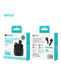 BWOO TWS Earbuds Black BW94-BK | Best Price KSA | Riyadh, Jeddah