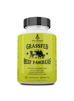 Ancestral Supplements Grass Fed Beef Pancreas Supplement, 500mg ...