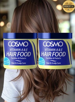 COSMO 2 Pieces Vitamin A And E Hair Food Fortifies And Protects Hair ...