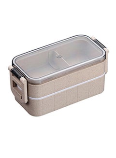 Arabest Adult Lunch Box, Portable Double Layer Lunch Box, Leak Proof ...