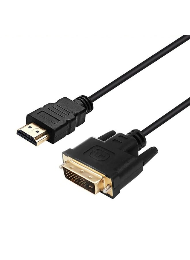 Generic DVI-D to HDMI cable, 1.4meters long, black | Best Price Egypt ...