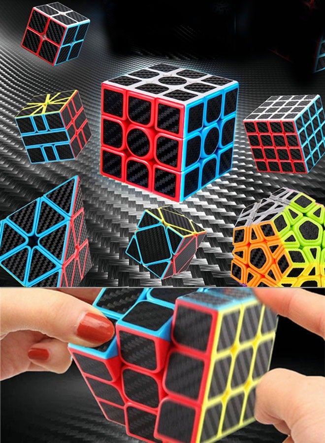 MEBEGIN 5-Piece Speed Cube Set, Magic Fast Cubes Collection, 2x2 3x3 ...