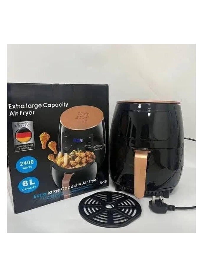 Generic German Air Fryer 2400 Watts - Digital Display 6 Liter Actual ...