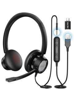 New Bee H362 USB Headset 270° Rotatable Microphone Computer Headset in ...