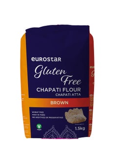 Eurostar Eurostar Brown Chapati Atta Flour Gluten Free 1.5kg UAE ...